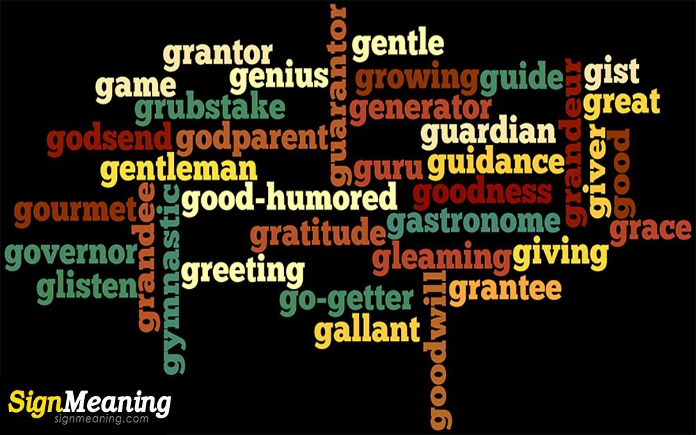 List Of Positive Words That Start With G